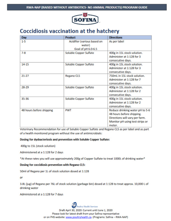 RWA-NAP – Poultry Health Services